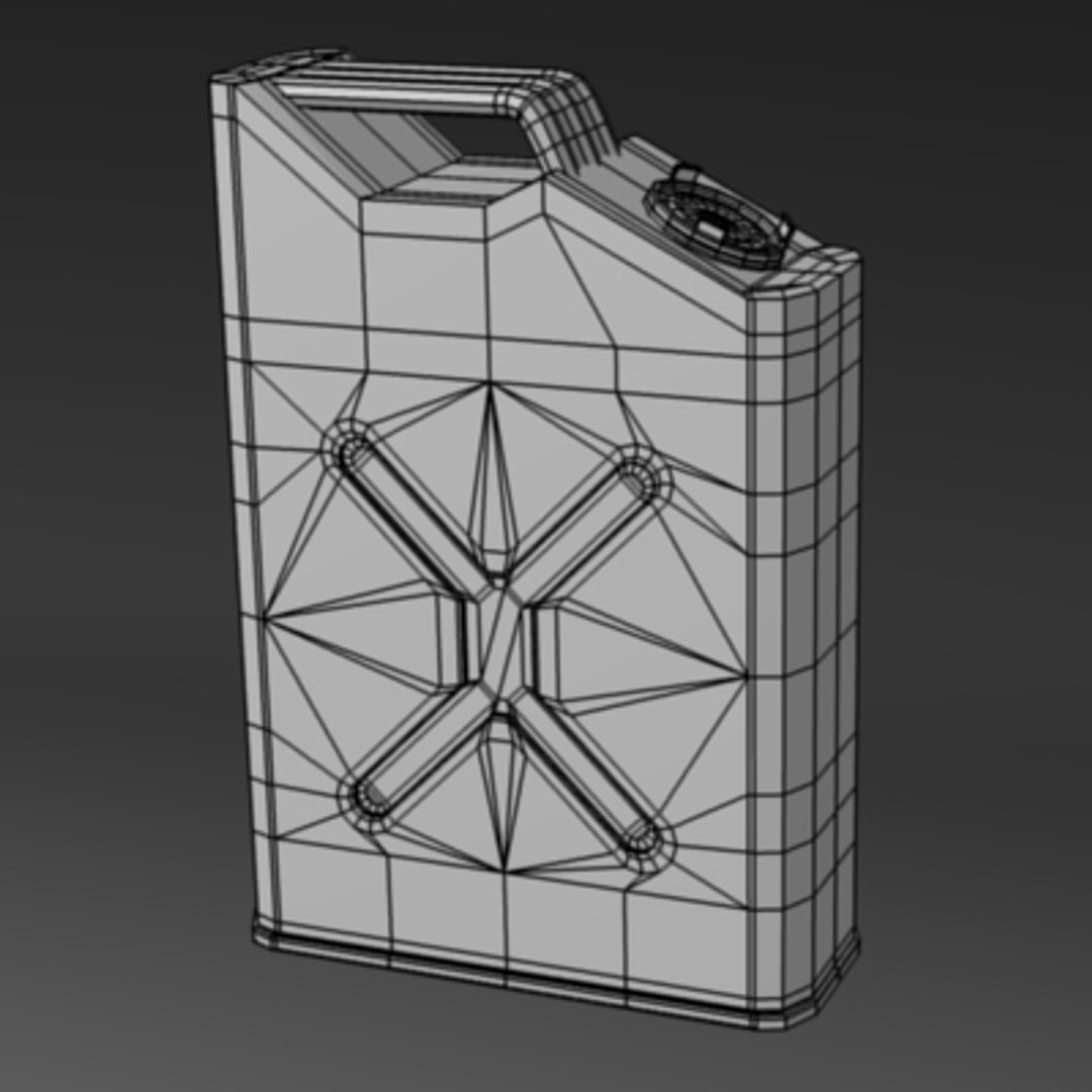 3d Gas Cans Model
