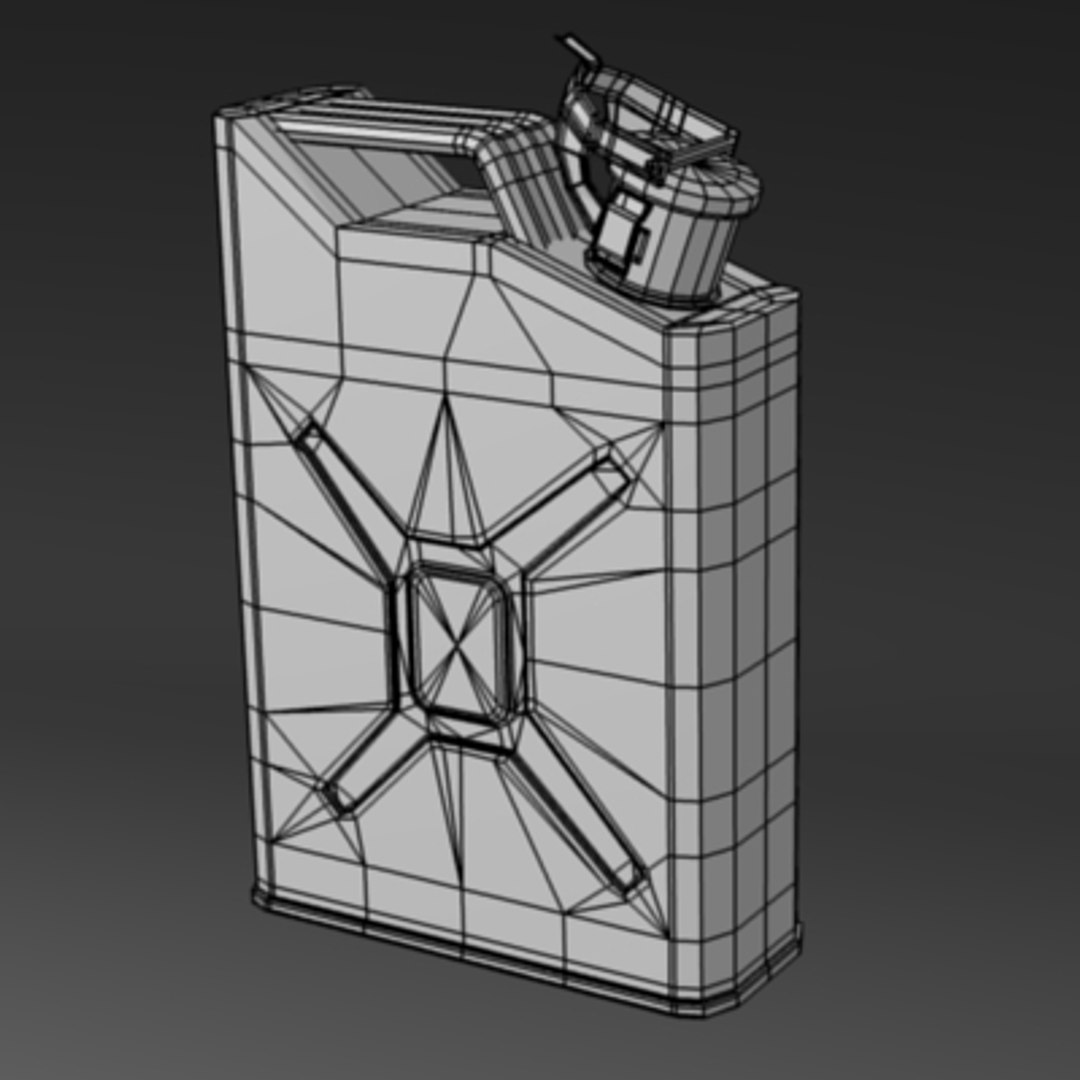 3d Gas Cans Model