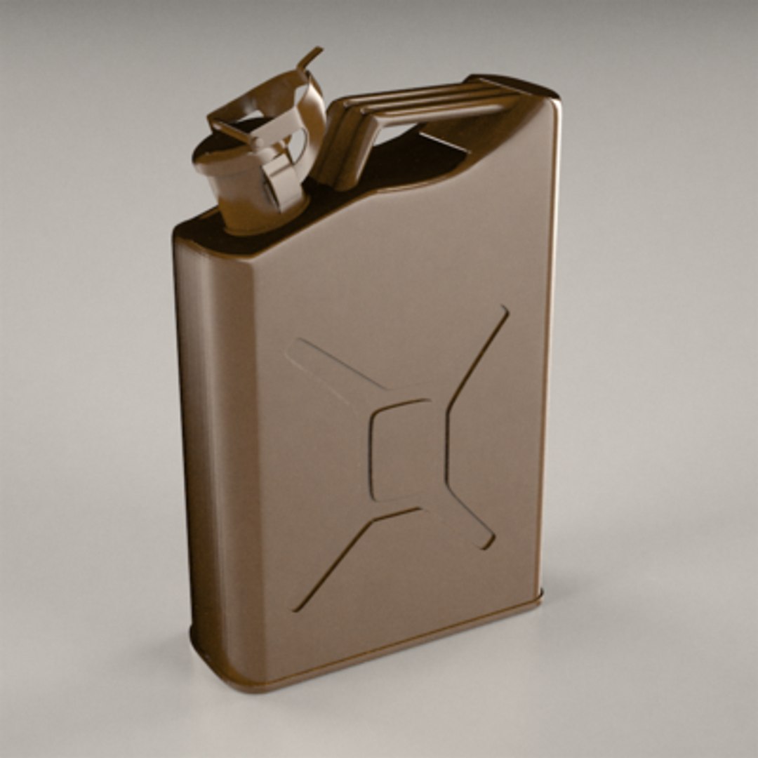 3d Gas Cans Model