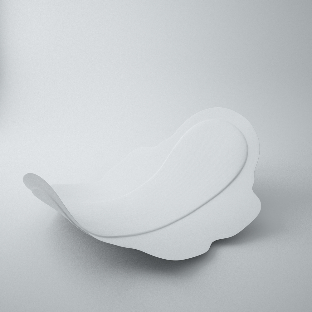3d sanitary napkin model