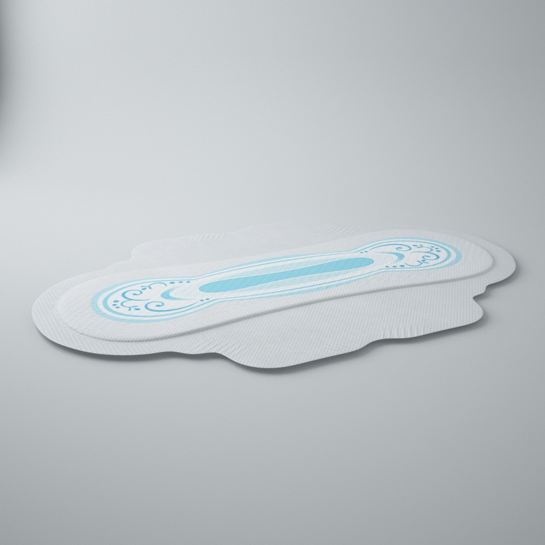 3d sanitary napkin model