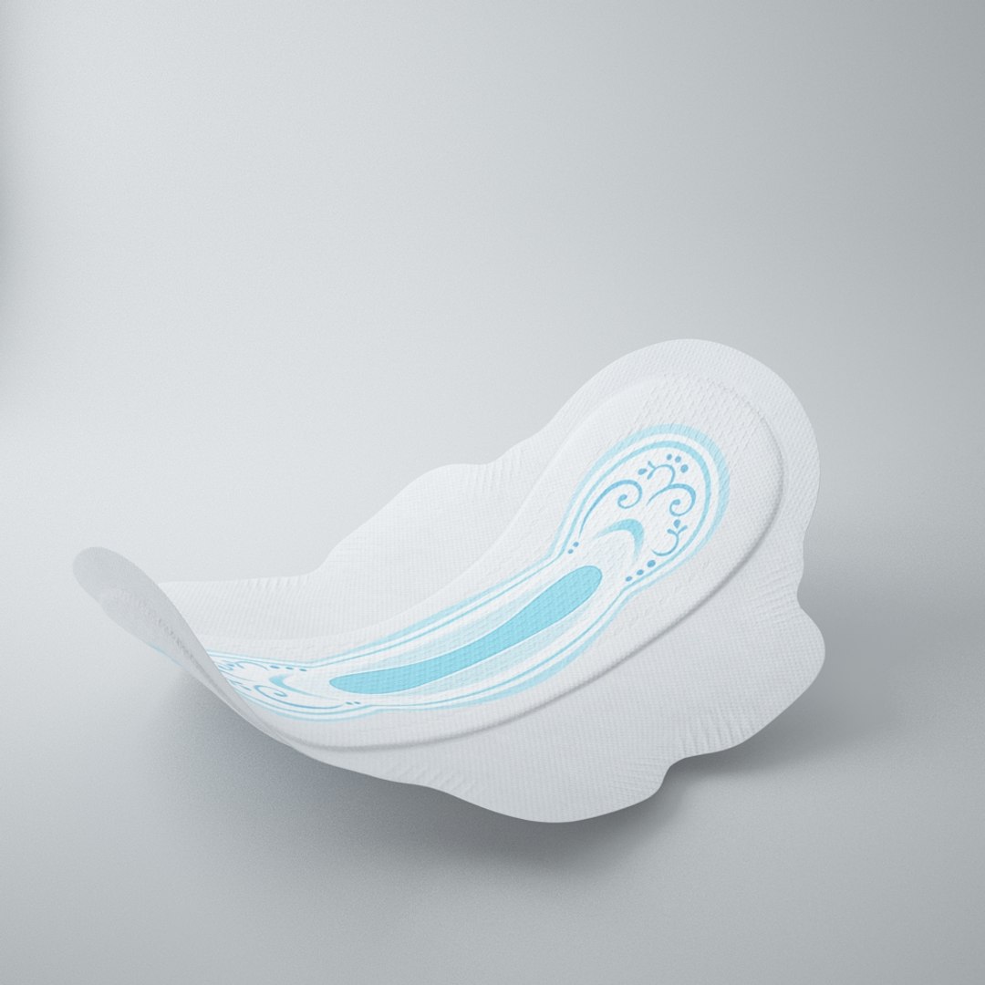 3d Sanitary Napkin Model