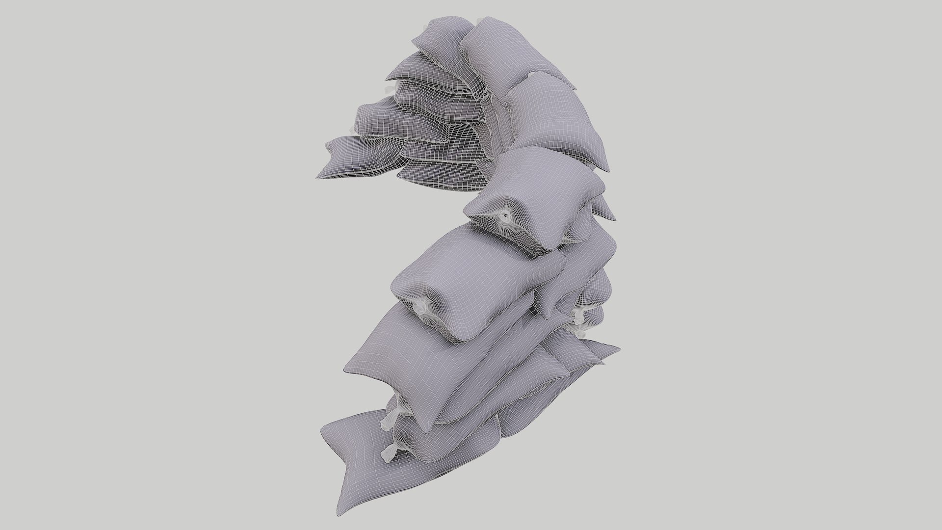 Sandbag V3 With Pbr 4K 8K 3D Model - TurboSquid 1731837