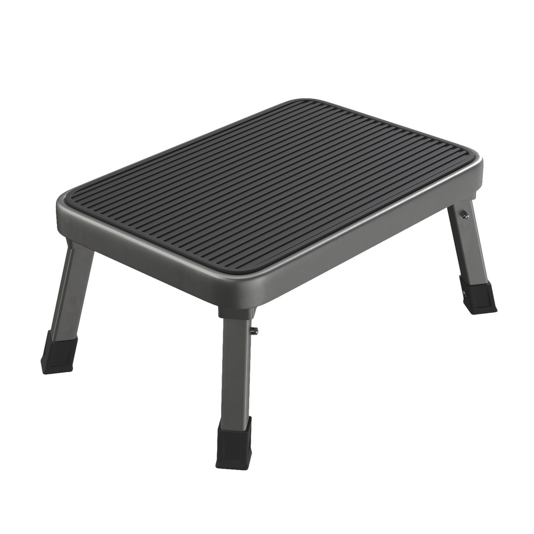 Treelen Folding Portable Sturdy Metal Step Ladder Stool PBR 3D ...