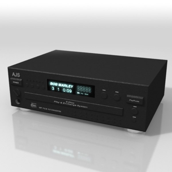 cd player 3d model