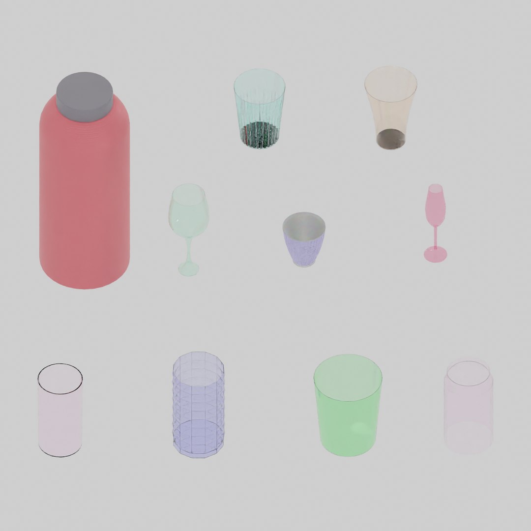 3D Model Items Kitchen - TurboSquid 1987907