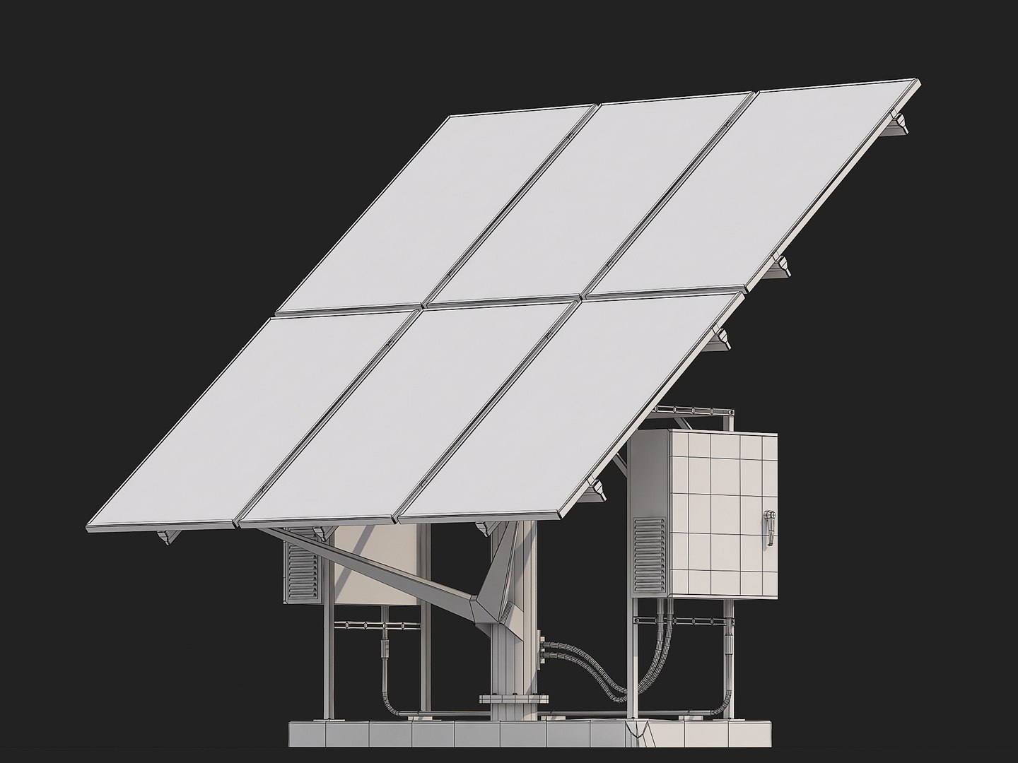 Solar Panel 3d Model