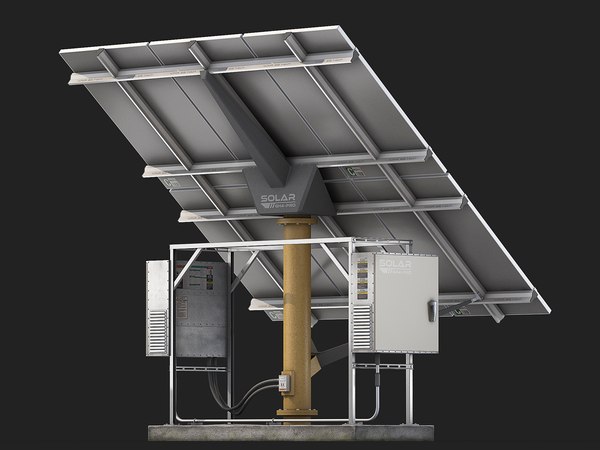 solar panel 3d model
