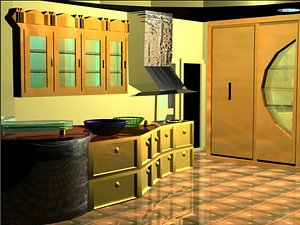 Kitchen Maya Models for Download | TurboSquid