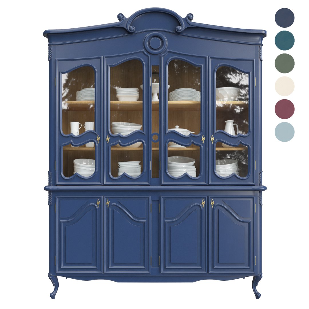3D Model Display Cabinet 1400 - TurboSquid 2291632