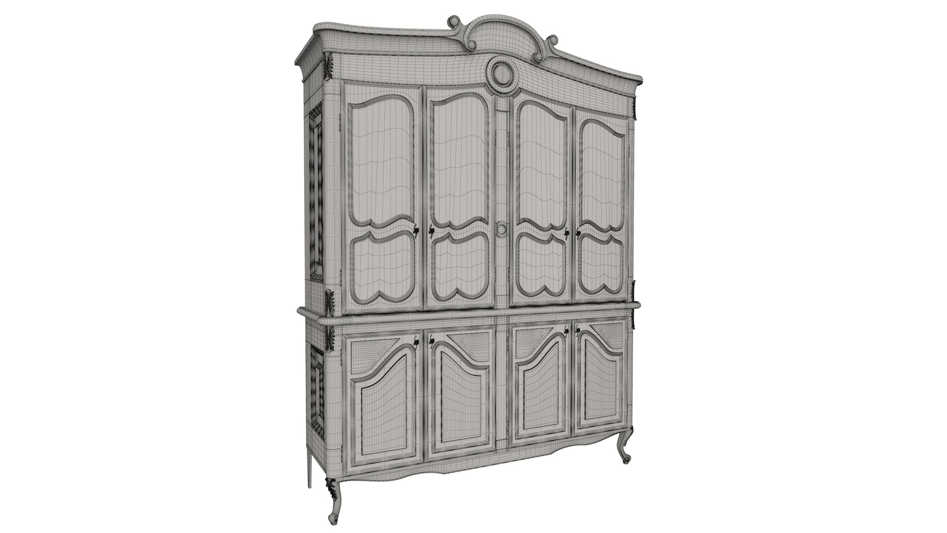 3D Model Display Cabinet 1400 - TurboSquid 2291632