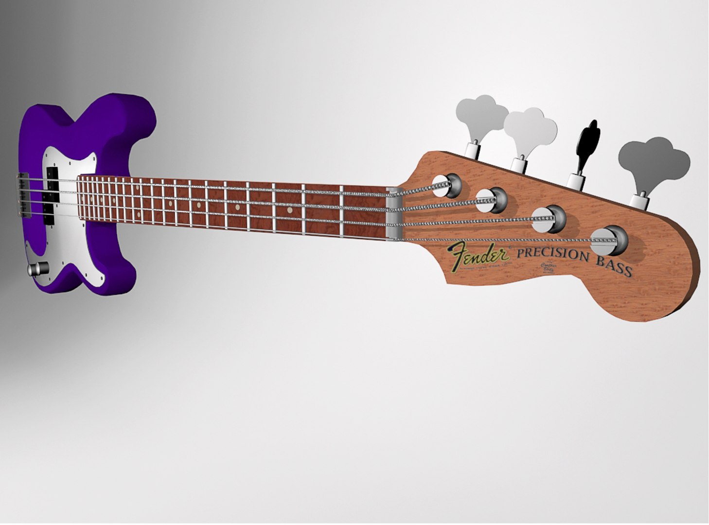 Fender Precision Bass Guitar 3d Max