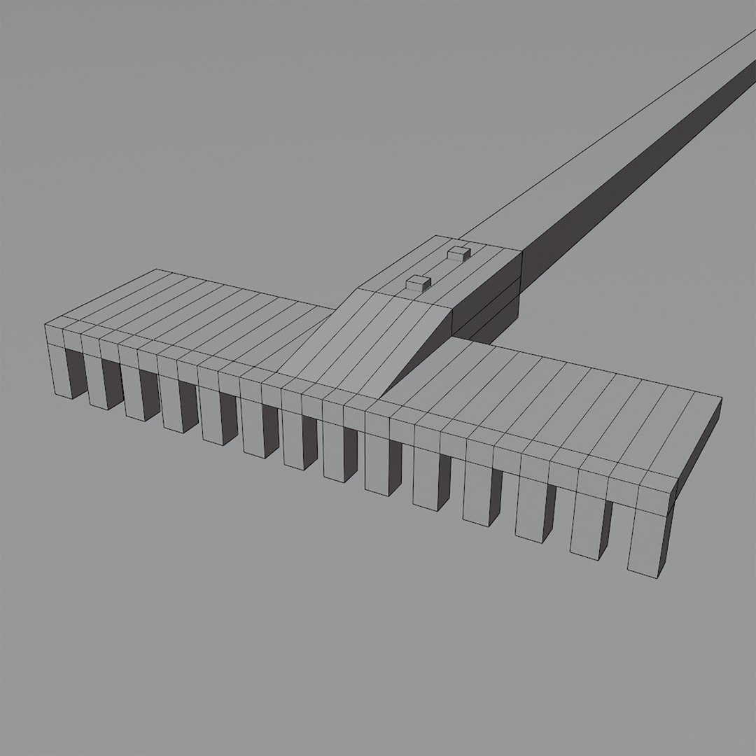 Free Low Poly Rake And Shovel Model - TurboSquid 2204817