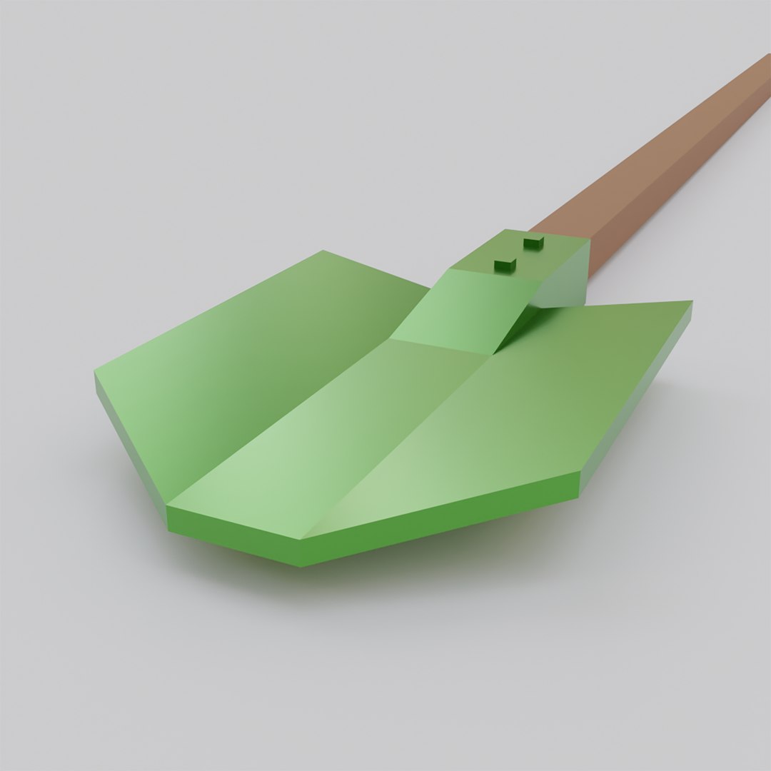 Free Low Poly Rake And Shovel Model - TurboSquid 2204817