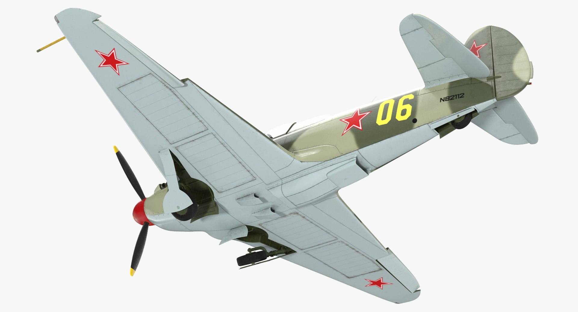 3D Soviet Wwii Fighter Aircraft - TurboSquid 1163484