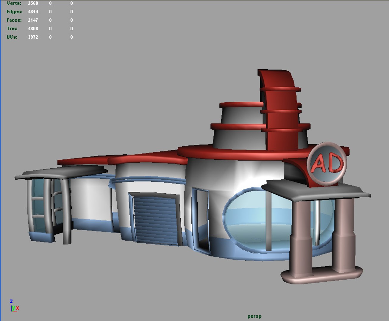 3d Model Toontown Buildings