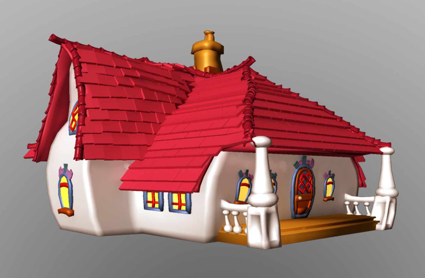 3d Model Toontown Buildings