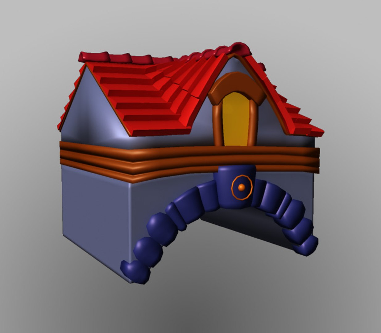 3d Model Toontown Buildings