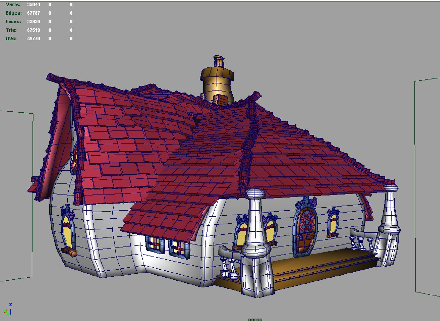 3d Model Toontown Buildings