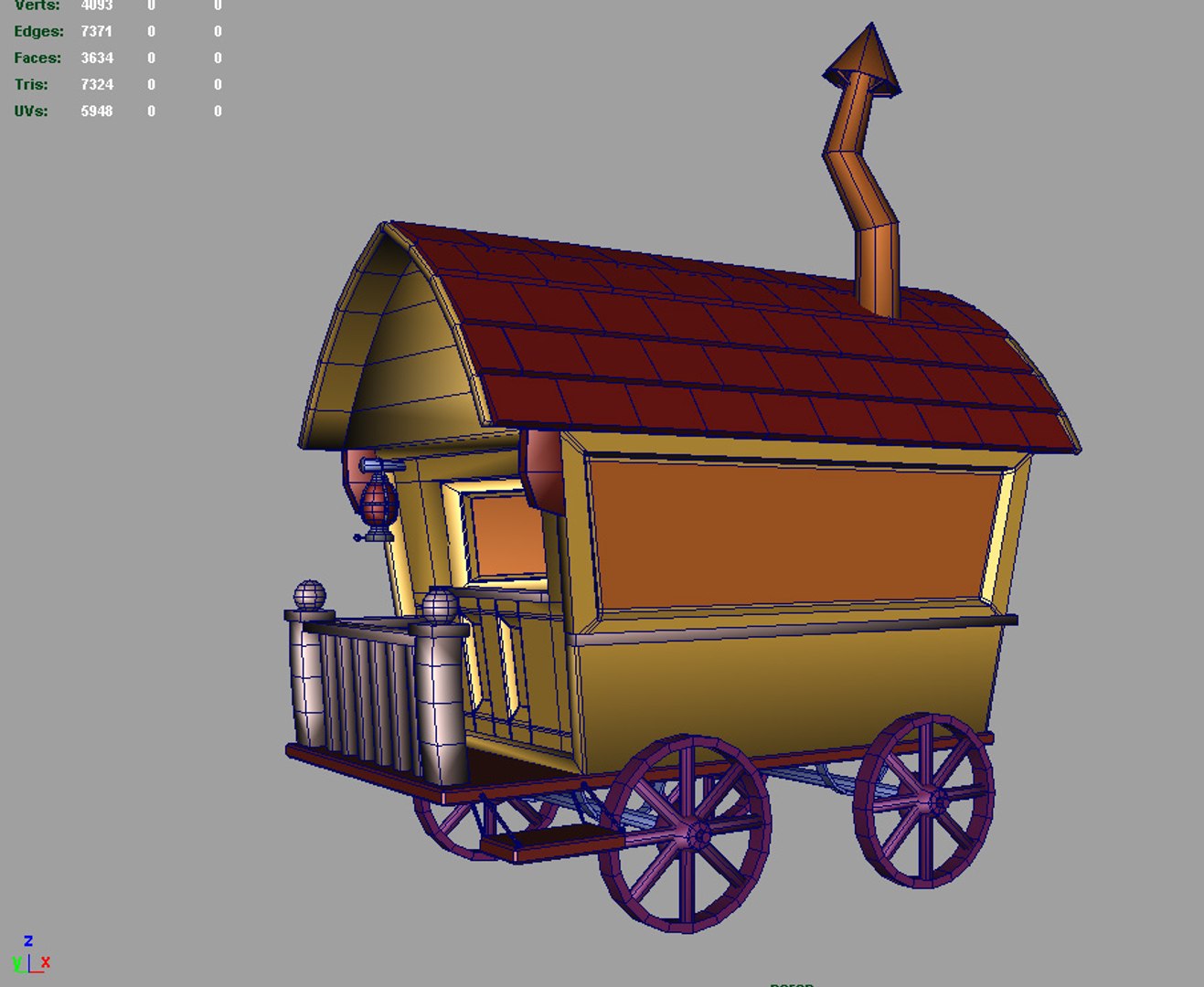 3d Model Toontown Buildings