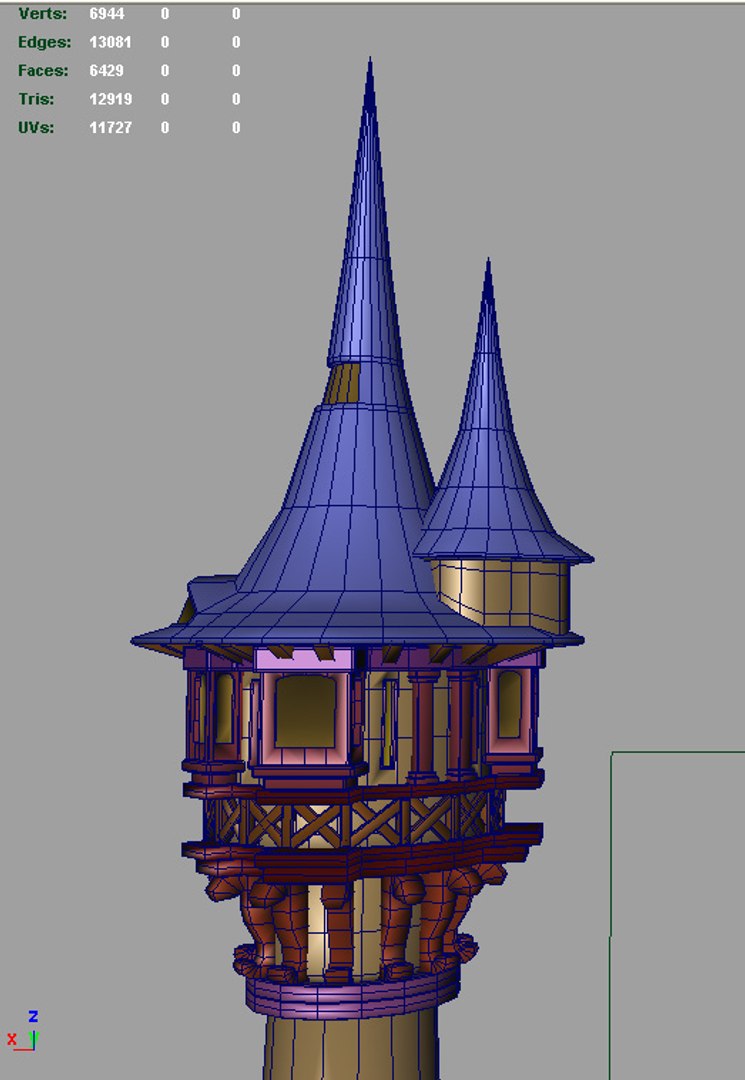 3d Model Toontown Buildings