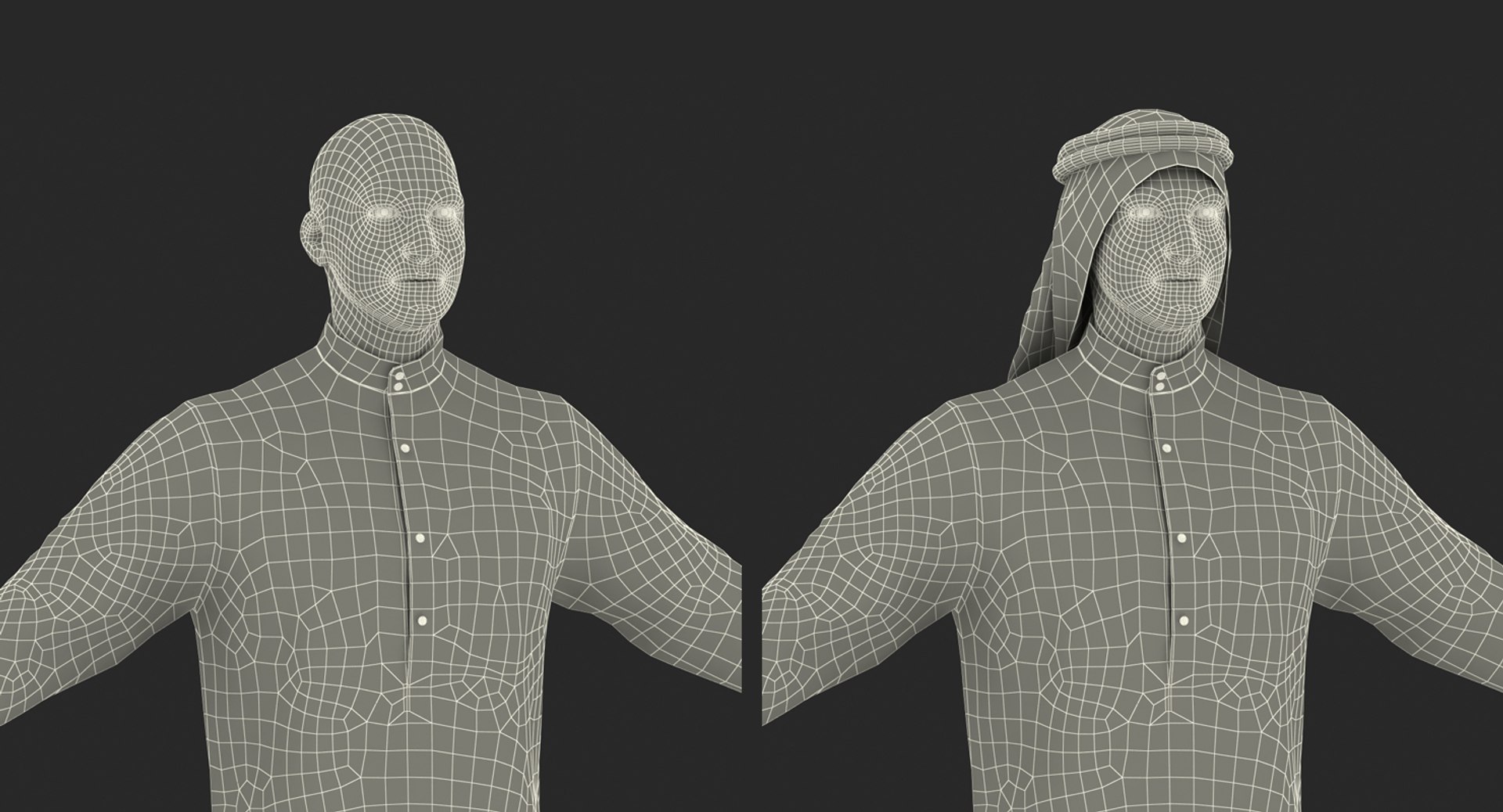 Arab People Rigged Model - TurboSquid 1222961