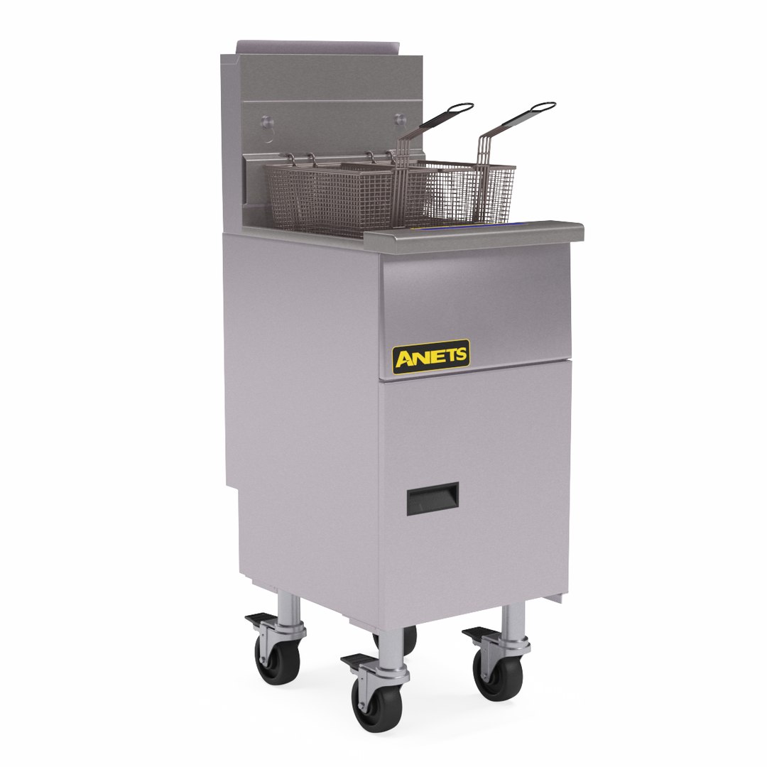 Anets Goldenfry Split Pot Fryer AGG14T Model - TurboSquid 2088921