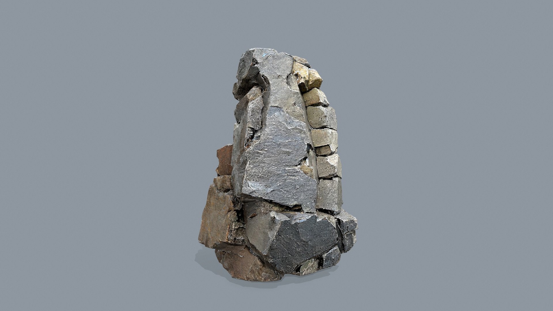3D Model Cliff Rocks - TurboSquid 2253146