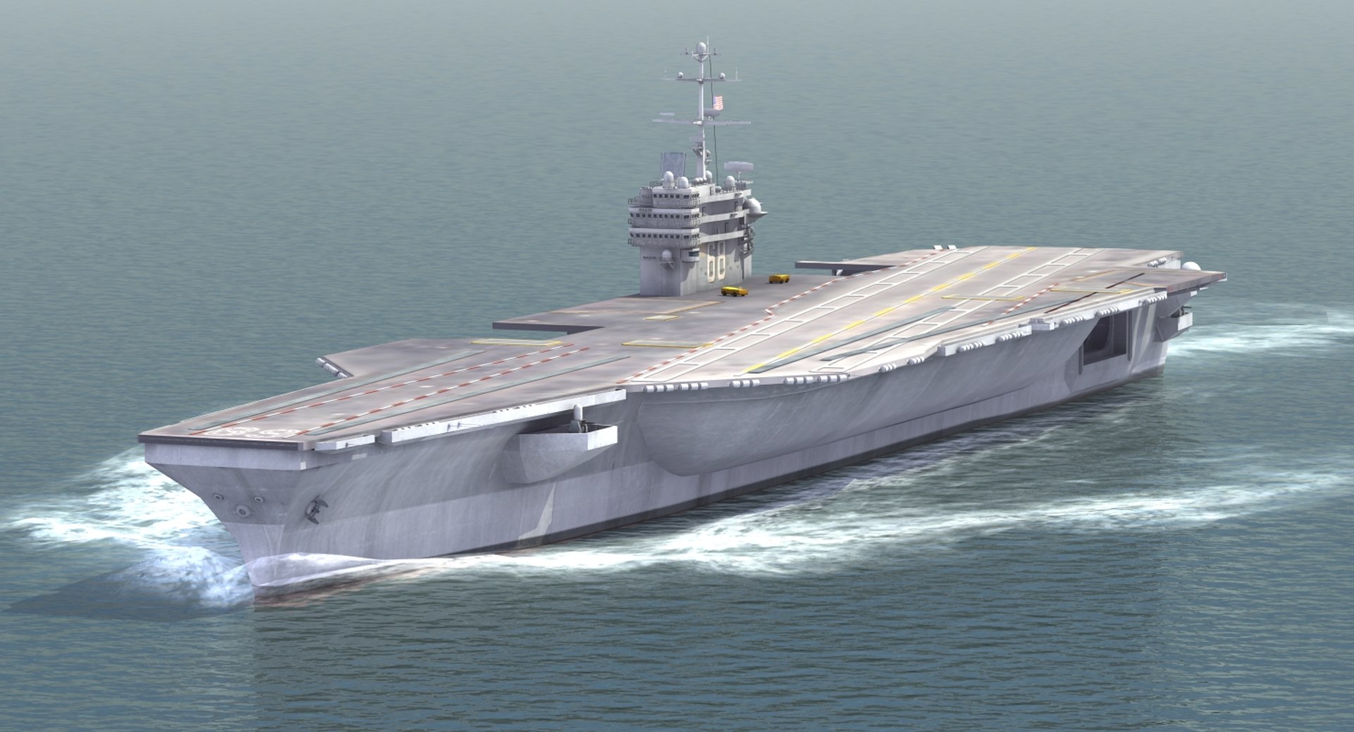 3D US Navy CVN Aircraft Carrier - TurboSquid 2514900