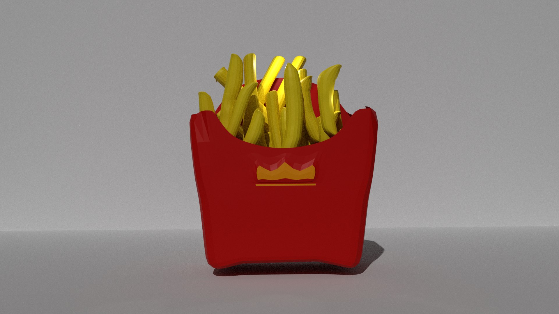 Yellows French Fries 3D Model - TurboSquid 1868702