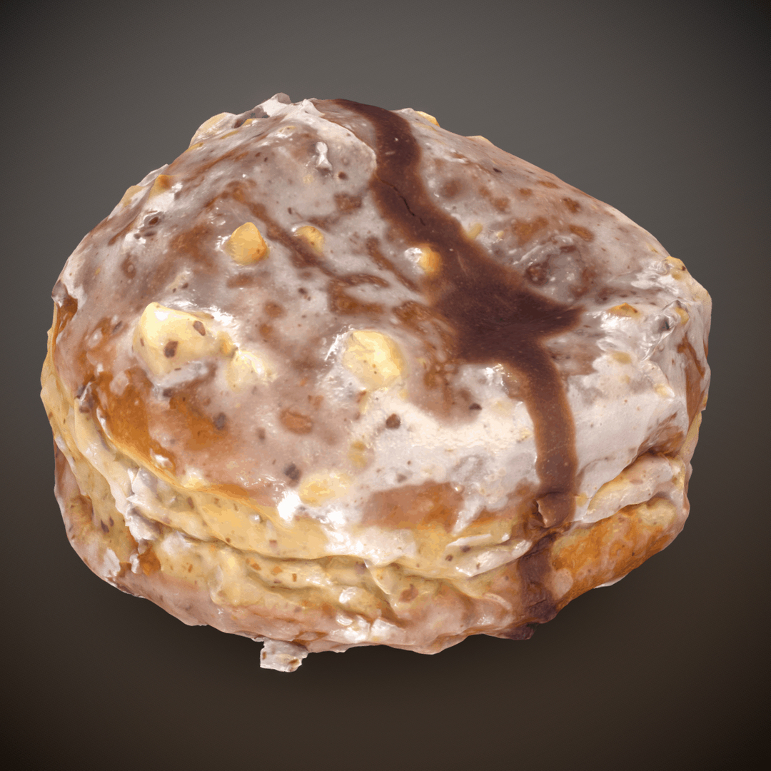 Hazelnut Chocolate Doughnut 3D Model - TurboSquid 1401417
