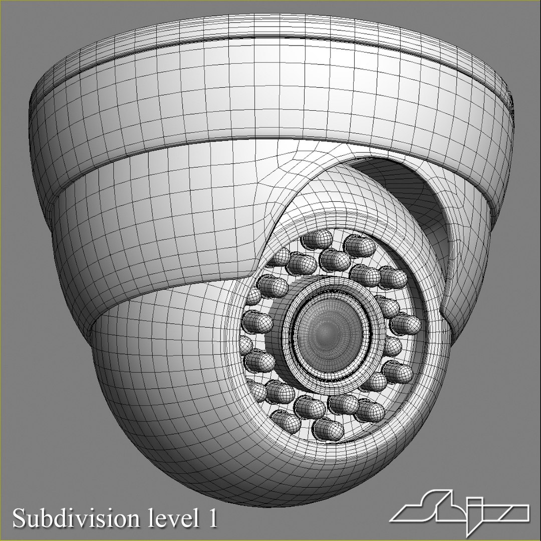 3d Model Security Camera 1