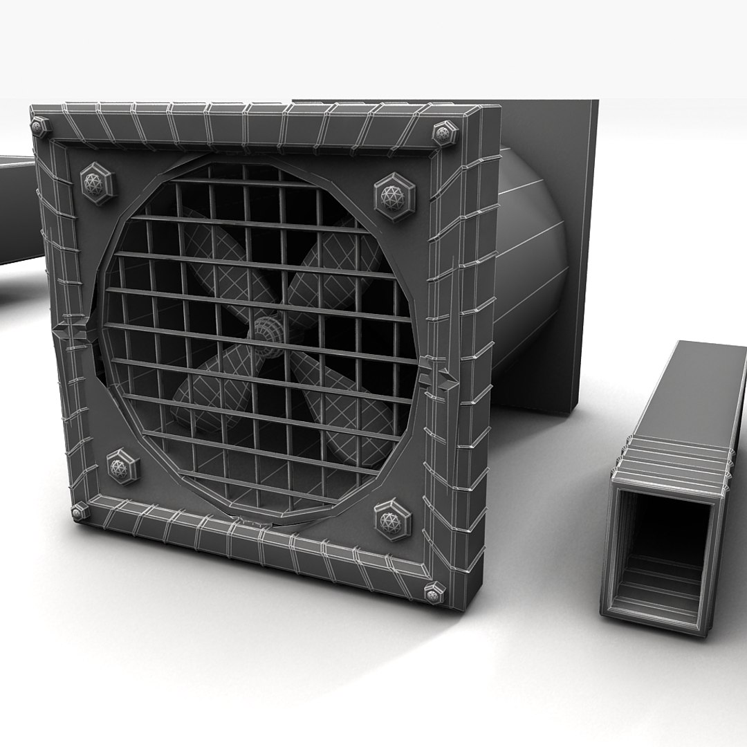 ventilator vent 3d model