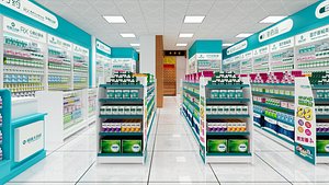 3D Pharmacy Models | TurboSquid