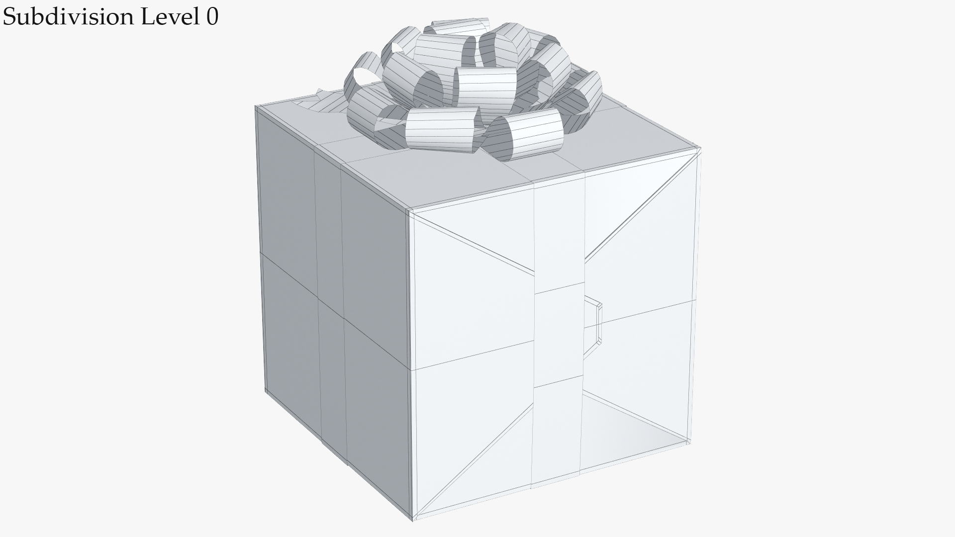 green gift box 3d model