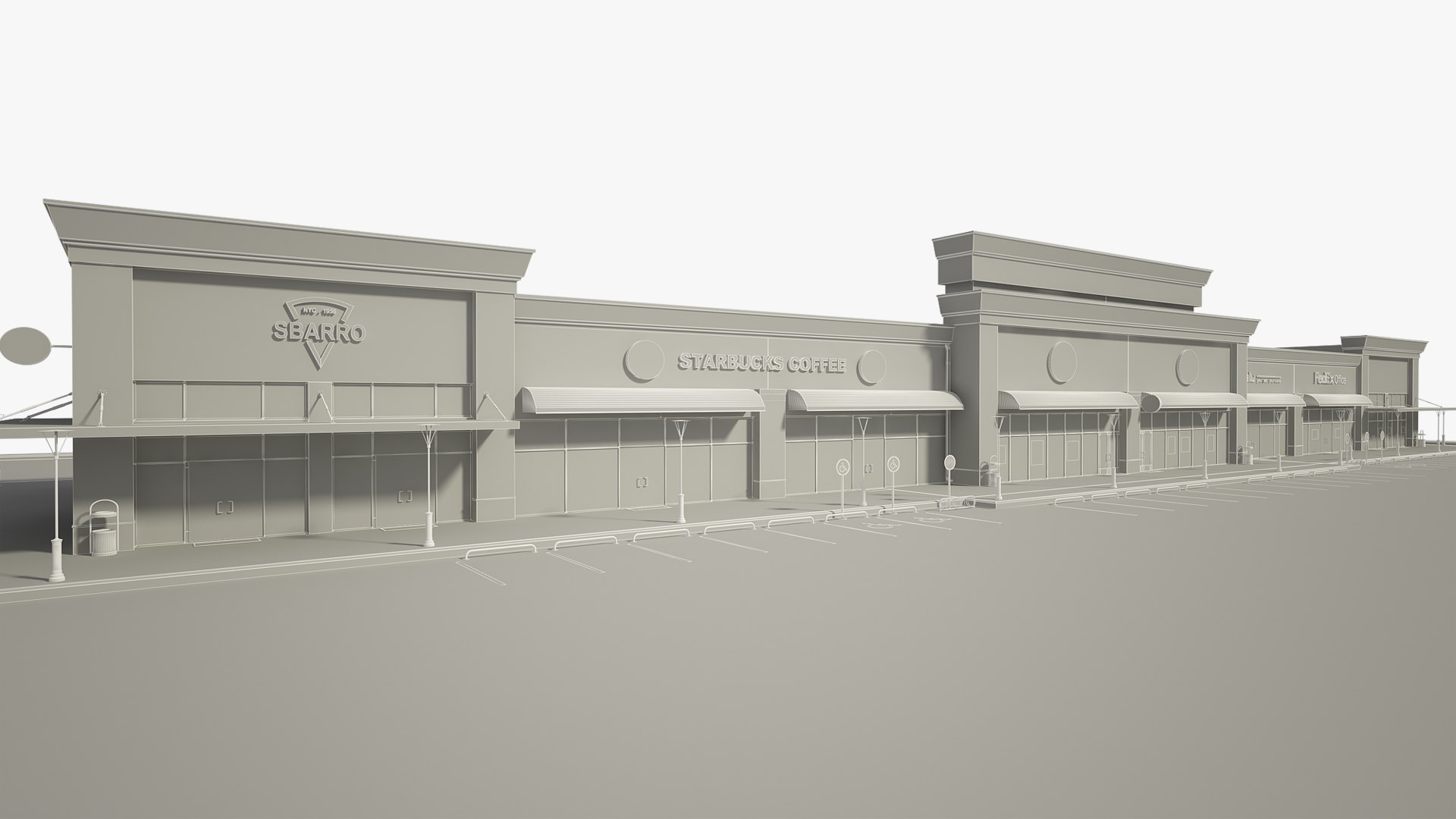 3D Model Retail Store Build - TurboSquid 1425150