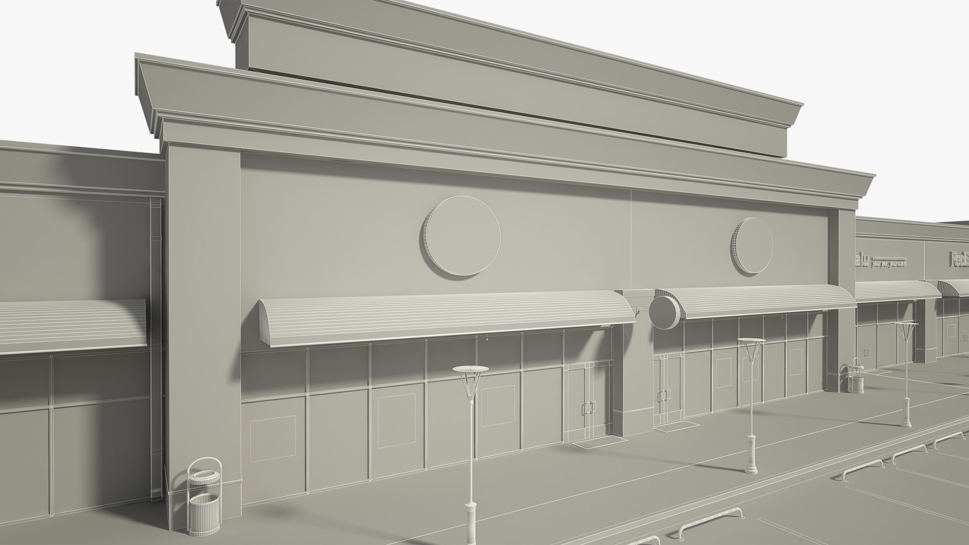 3D model retail store build - TurboSquid 1425150
