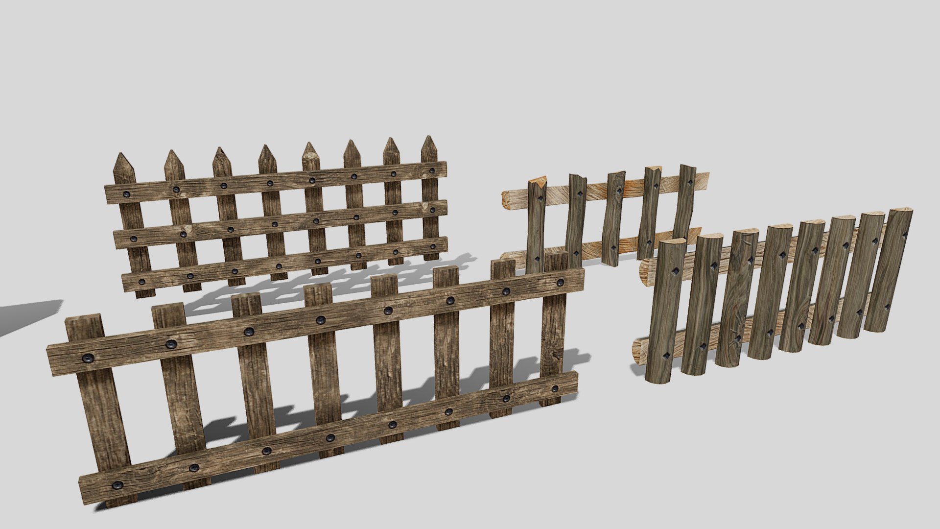 Fences 3D Model - TurboSquid 1643942