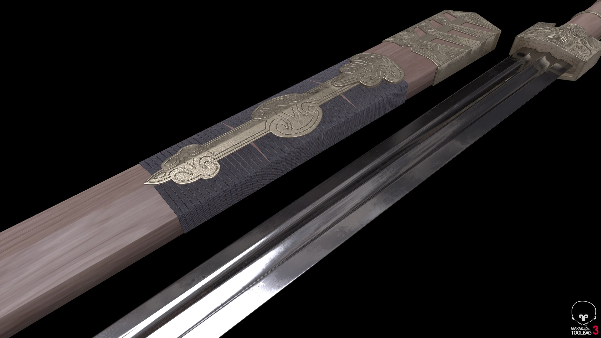 Ancient Chinese Jian Sword Model - TurboSquid 1771278