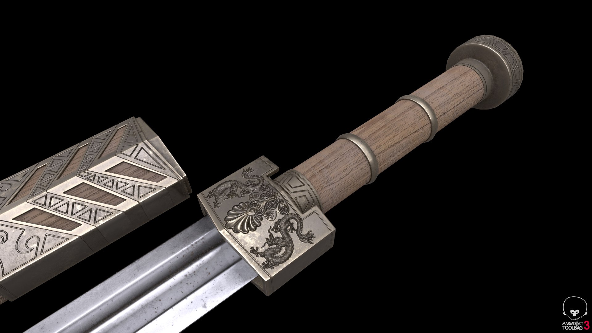 Ancient Chinese Jian Sword Model - TurboSquid 1771278