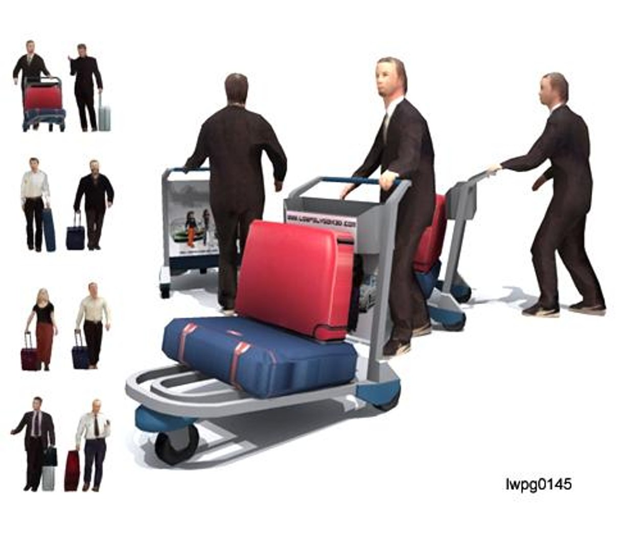 3d Model People Character