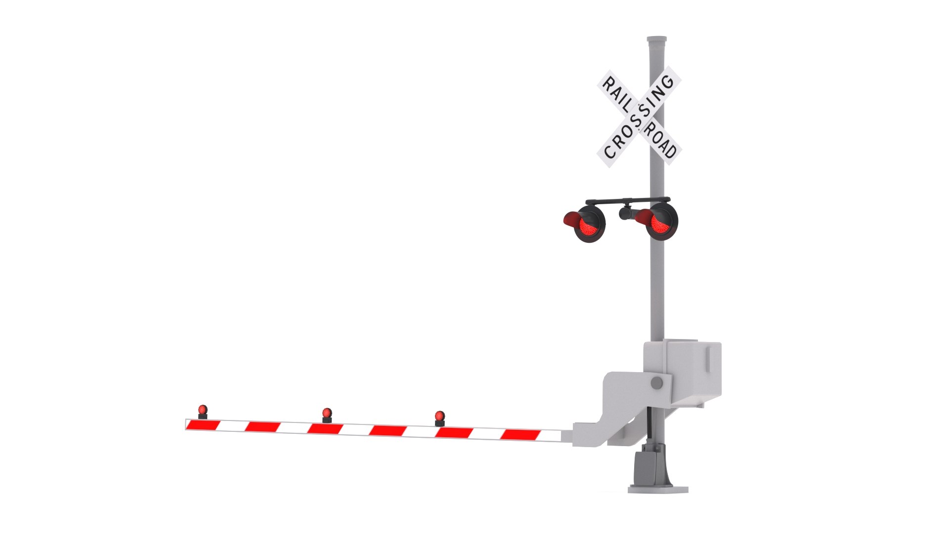 3D crossing signal model - TurboSquid 1641399