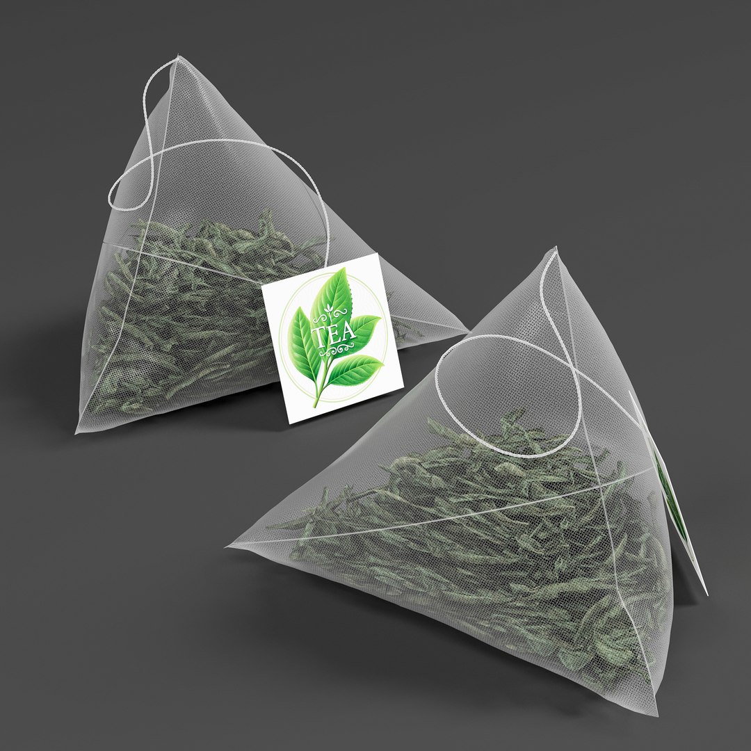 Tea Bag Pyramid Model - TurboSquid 2404363