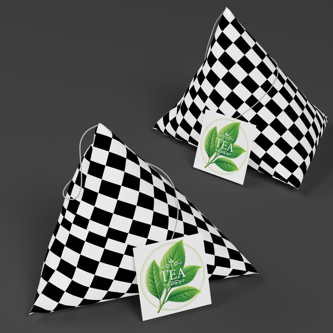 Tea Bag Pyramid Model - TurboSquid 2404363