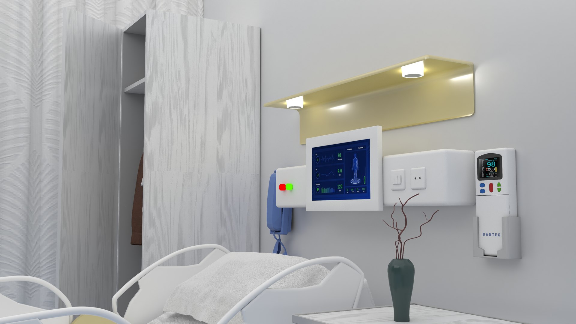 3D Hospital Ward 5 - 4K - TurboSquid 2245784