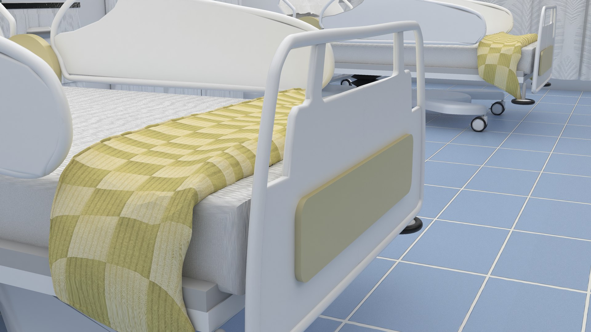 3D Hospital Ward 5 - 4K - TurboSquid 2245784