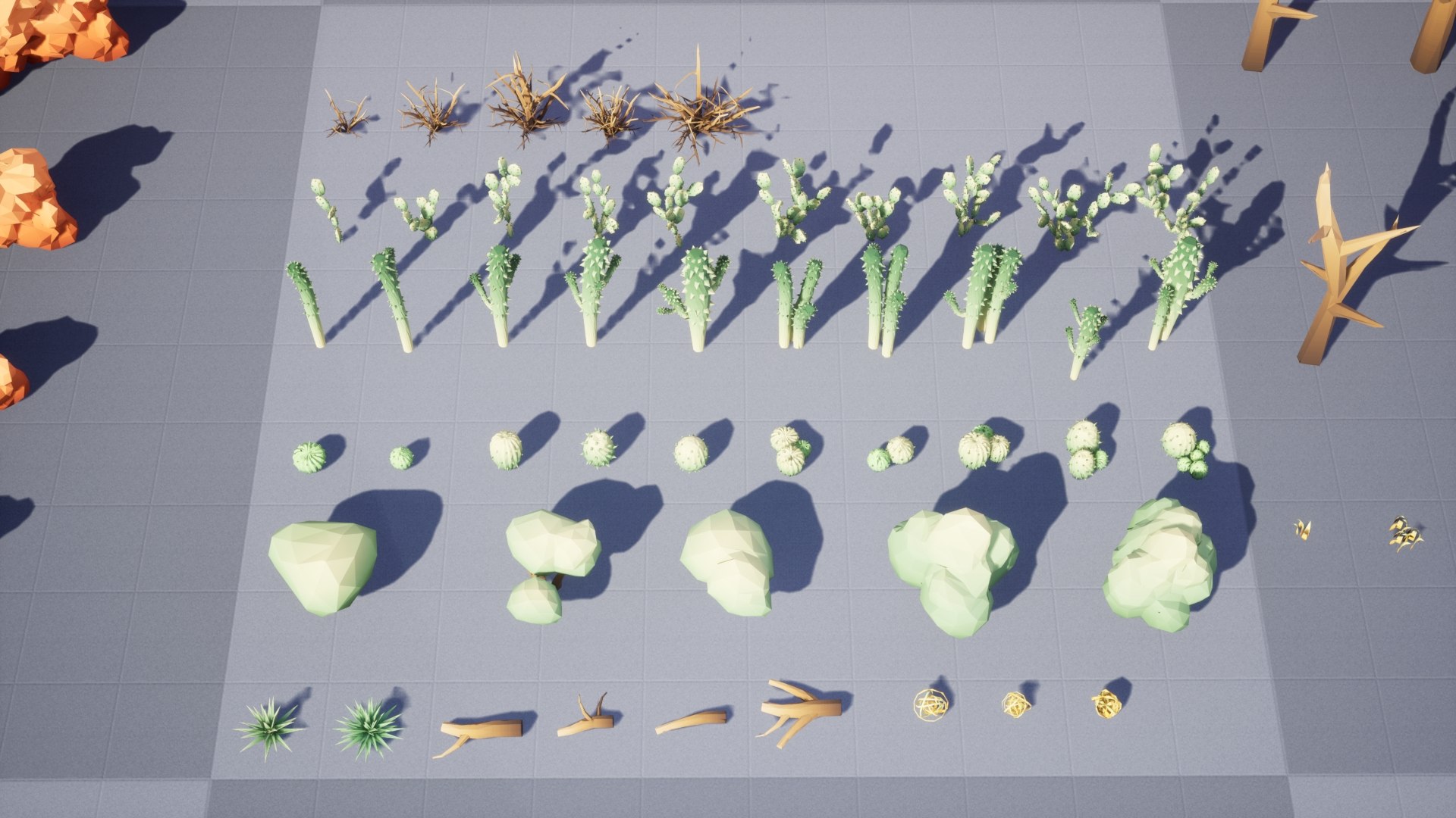 Low Poly Desert Environment 3D - TurboSquid 2308367