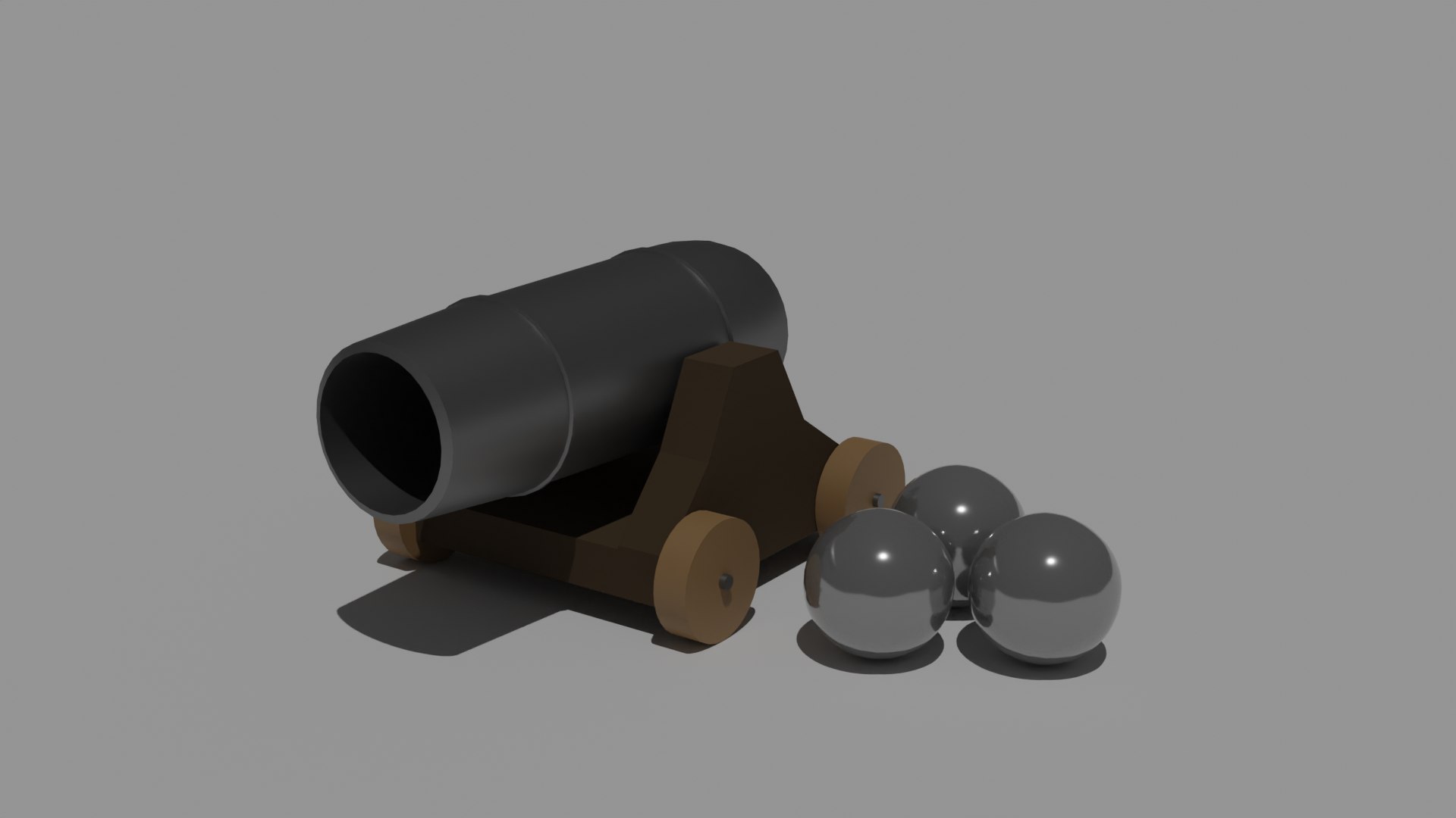 3D Cannon Model - TurboSquid 2140635