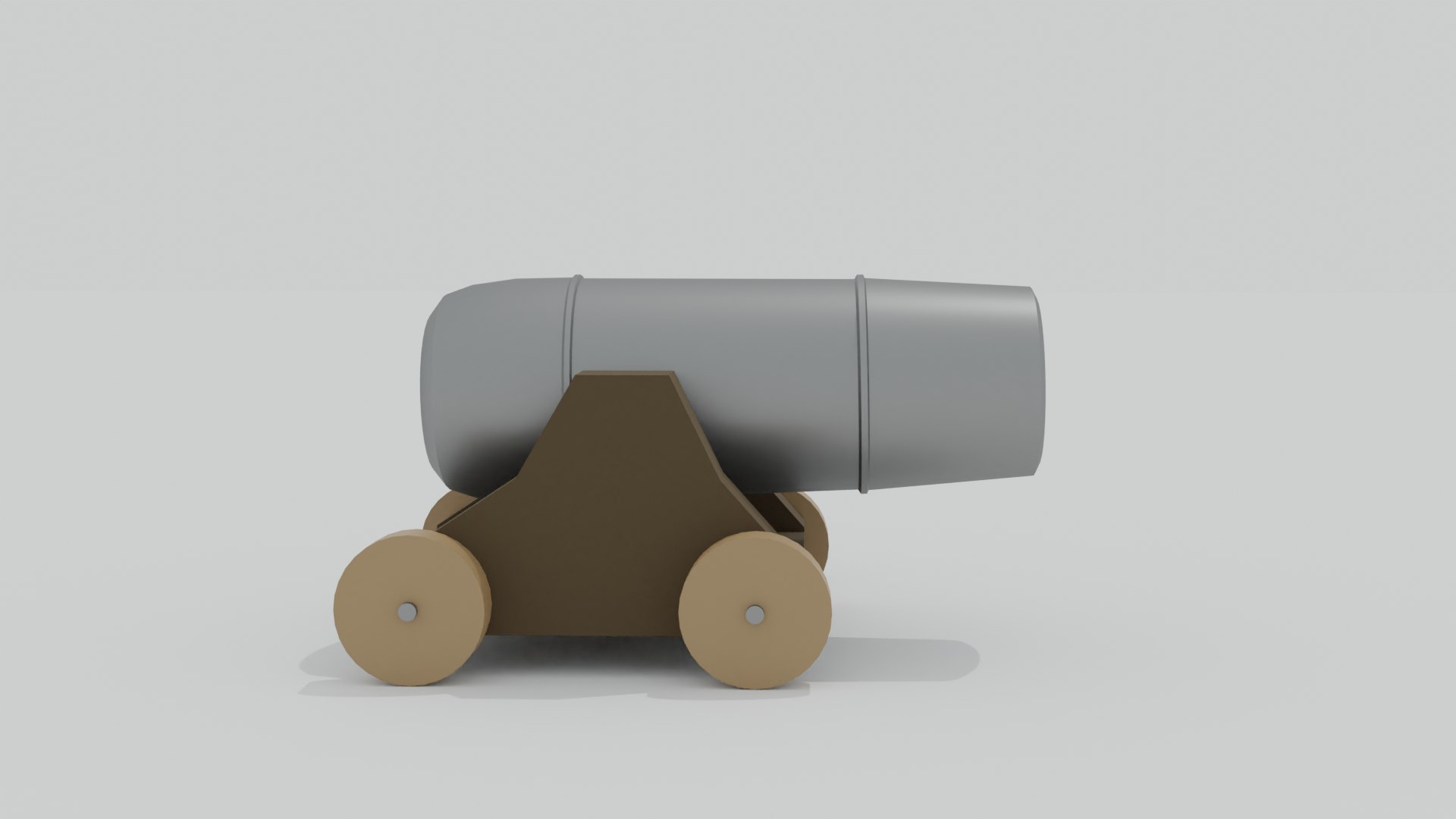 3D Cannon Model - TurboSquid 2140635
