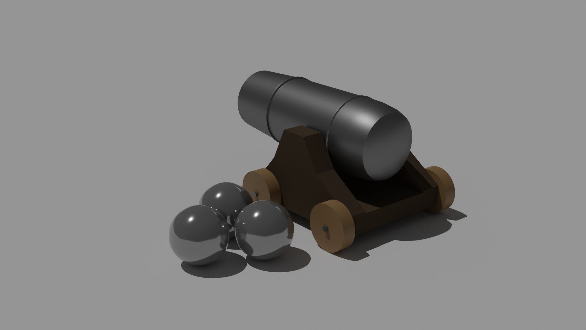 3D Cannon Model - TurboSquid 2140635